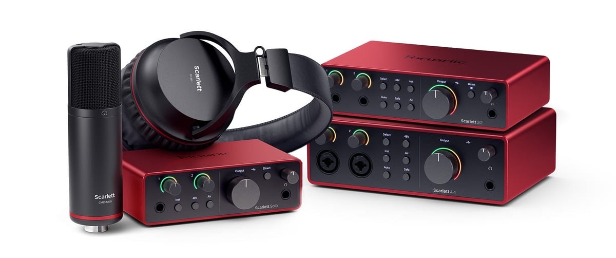 Focusrite anunció la cuarta generación de interfaces de audio Scarlett ...